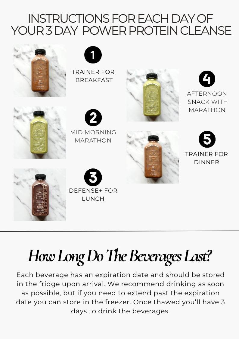 3-Day Power Protein Cleanse – Organic Pharmer